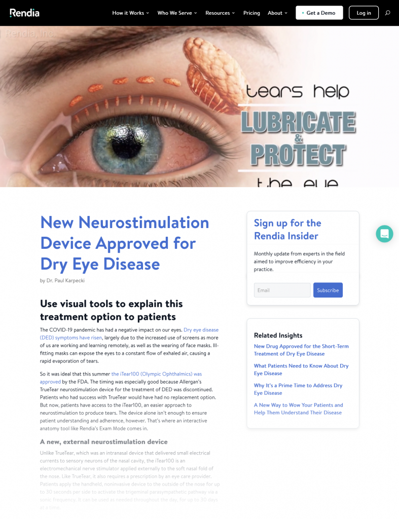 Press Releases - Olympic Ophthalmics